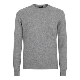 Ermenegildo Zegna Cashmere Pullover - - Knitwear - Herren - Grau - M