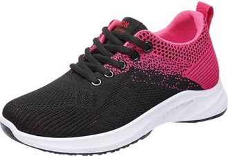 Generic Chaussures de bowling orthop&eacute;diques pour femme - Large largeur - En maille respirante - Confortables et l&eacute;g&egrave;res - Coussin dair - Baskets de marche d&eacute;c