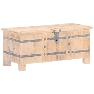 vidaXL Truhe 90x40x40 cm Massivholz Akazie vidaXL