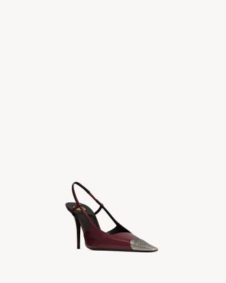 Saint Laurent H26 Pump - Burgundy