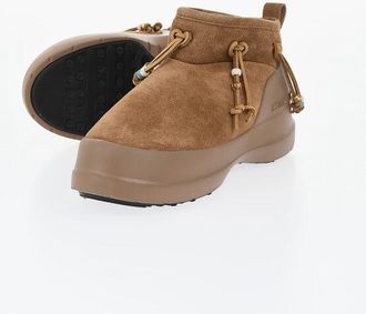 Moon Boot Suede Ankle Boots LUNA with Rubber Sole size 36