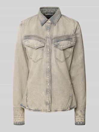 Boss Orange by Hugo Boss Slim Fit Jeanshemd aus Baumwoll-Lyocell-Mix