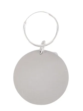 Raf Simons Circle Single Earring - Silver