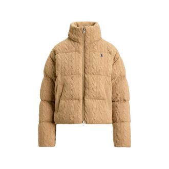 Ralph Lauren Cable Wool-cashmere Puffer Jacket