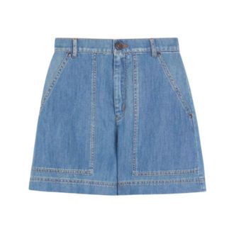 Max Mara Damen, Shorts, Blau, XSGr&ouml;&szlig;e