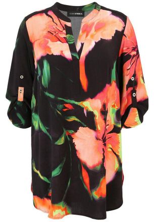 Doris Streich Klassische Bluse mit Bl&uuml;ten-Print