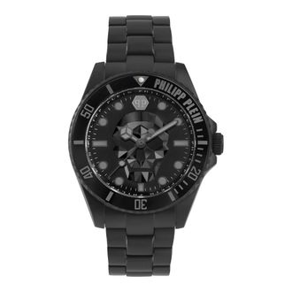 Philipp Plein $kull Diver 44mm Uhr - - Accessories - Herren - Schwarzk - ONE SIZE