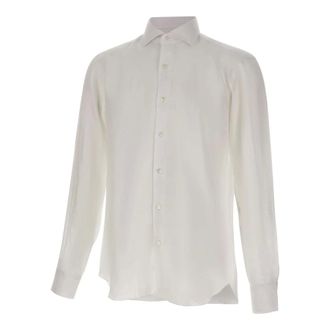 Barba Homme, Chemises, Blanc, Taille: 4XL Casual Chemises