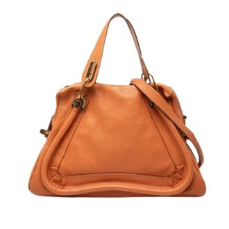 Chlo&eacute; Pre-owned Paraty Satchel - - Pre-owned - Damen - Orange - ONE SIZE