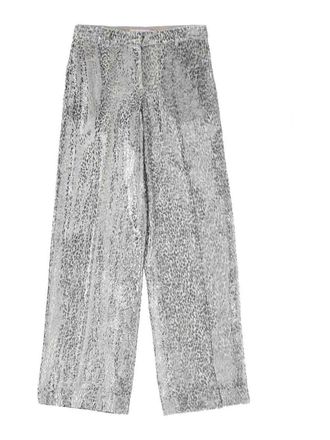 Stella McCartney Casual Hose - Silber