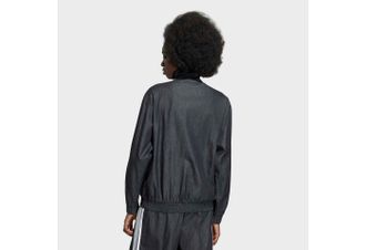 adidas Originals Outdoorjacke DENIM FB TT f&uuml;r Erwachsene, mit Rei&szlig;verschluss, aus Baumwolle