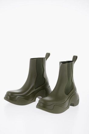 Xôcoi Rubber Chelsea Boots With Heel 7cm size 36