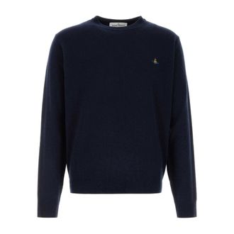 Vivienne Westwood Alex Rundhals - - Knitwear - Herren - Blau - XL