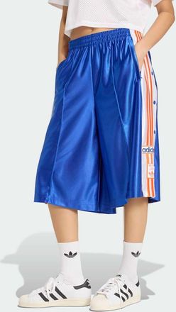 adidas Originals Adibreak verl&auml;ngerte Shorts in kr&auml;ftigem Blau / Wei&szlig; / Orange