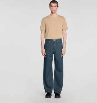 Sandro Jean baggy effet d&eacute;lav&eacute;