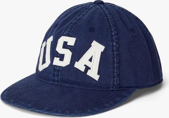 Polo Ralph Lauren Casquette &agrave; visi&egrave;re plate en coton