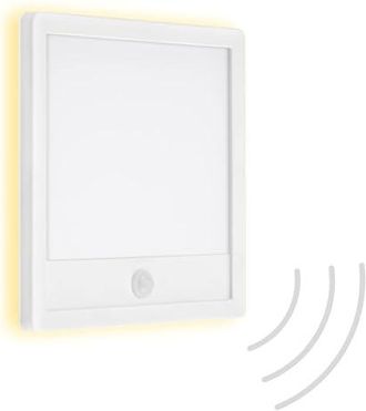 Telefunken LED Au&szlig;enwandleuchte, Au&szlig;enwandlampe inkl. Bewegungsmelder, inkl. D&auml;mmerungssensor, Backlight Effekt, 15 Watt, 2.000 Lumen, 4.000 Kelvin, IP44, Quadra