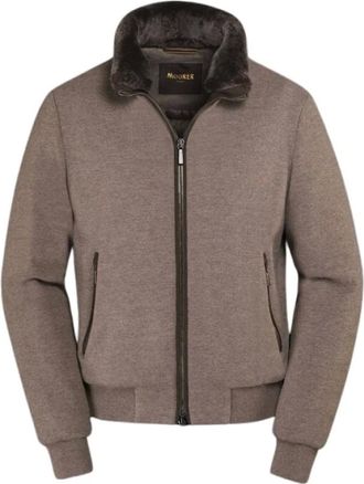 Moorer Homme, Vestes, Beige, Taille: L Bomber Vestes