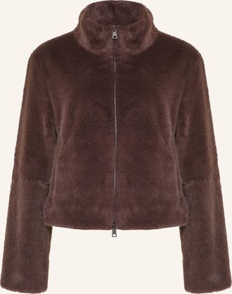 Marc Cain Kunstfell-Jacke braun