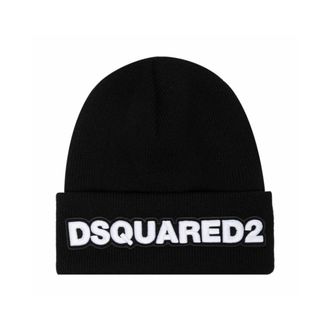 Dsquared2 Logo Beanie - - Accessories - Herren - Schwarzk - ONE SIZE