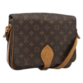 Louis Vuitton Sac bandouli&egrave;re Monogram en toile Pre-owned - Femme - Pre-owned - Brun - Taille: ONE Size