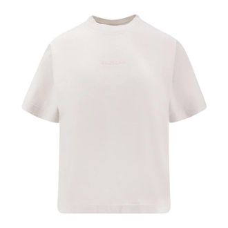 Balenciaga Stilvolle Crew-neck T-shirts und Polos - - Tops - Damen - Wei&szlig; - S