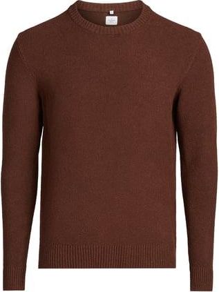 Au Printemps Paris Pull &agrave; col rond en coton m&eacute;lang&eacute;