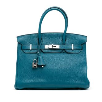 Herm&egrave;s Cobalt Togo Birkin Retourne 30 Size 30