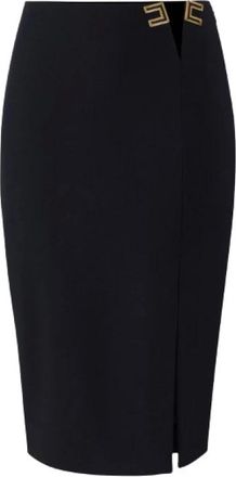 Elisabetta Franchi Femme, Jupes, Noir, Taille: 40 FR Jupe Midi