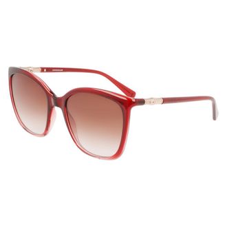 Longchamp Rote Injektionssonnenbrille