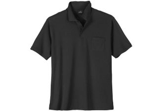 Ragman Poloshirt Ragman Softknit Poloshirt &Uuml;bergr&ouml;&szlig;e schwarz
