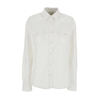 Frame Denim Damen, Blusen & Hemden, Wei&szlig;, SGr&ouml;&szlig;e