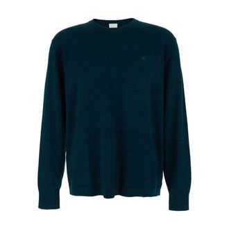 Calvin Klein Pullover mit Rundhalsausschnitt - - Knitwear - Herren - Blau - XS