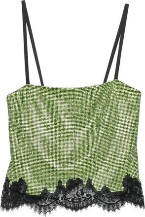 Self Portrait Femme, Tops, Multicolore, Taille: 36 FR Crystal Chainmail Top