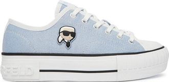 Karl Lagerfeld Sneakers aus Stoff Kampus Max NFT KL60424G Blau