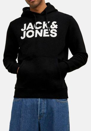 Jack & Jones Hoodie 2er Pack Corp (Spar-Set, 2-tlg) Sweatshirt / Hoodie - Baumwolle - Atmungsaktiv