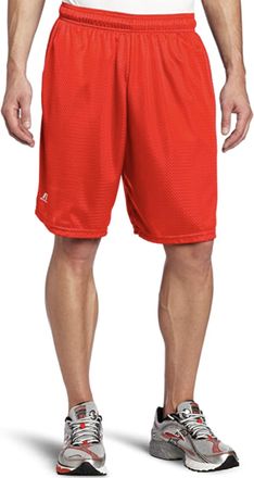 Russell Athletic Herren Shorts mit Netztasche Kurz, Burnt orange, X-Large