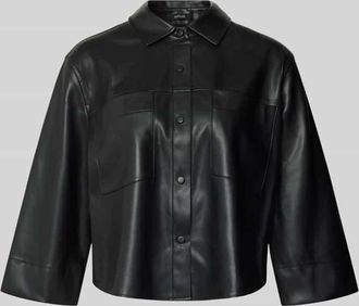 OPUS Kunstlederjacke mit Brusttaschen Modell Feleda