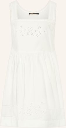 Maje Kleid Mit Spitze weiss