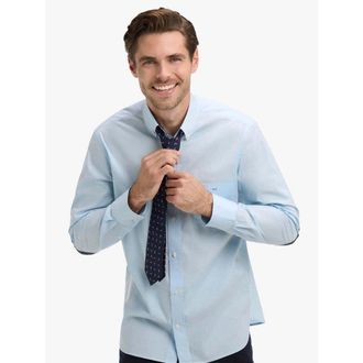 Eden Park Chemise &agrave; coudi&egrave;res bleu en coton