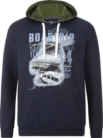 Jan Vanderstorm Homme Sweatshirt Ingomar Bleu Foncé, XL - 56/58