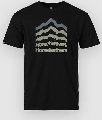 Horsefeathers Landform T-Shirt black