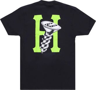 HUF Schwarzes Herren Tee Kurzarm - - Tops - Herren - Schwarzk - XL