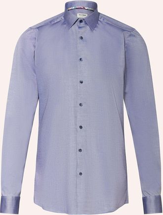 Olymp Hemd Level Five Body Fit Mit Extra Langem Arm blau