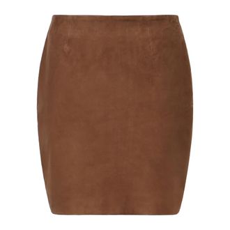 Rotate Lederrock - - Skirts - Damen - Braun - M