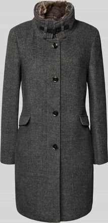 Christian Berg Regular Fit Mantel mit Woll-Anteil