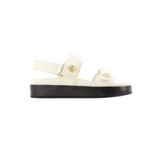 Tory Burch Femme, Chaussures, Blanc, Taille: 37 EU Cuir sandales