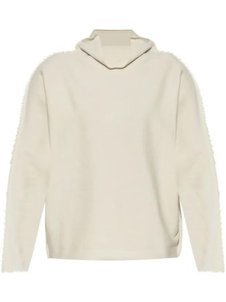 Issey Miyake pull à col roulé - Tons neutres