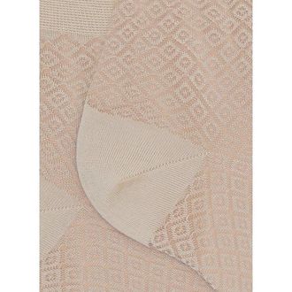 Dor&eacute; Dor&eacute; Chaussettes basses &agrave; losanges en coton m&eacute;lang&eacute;