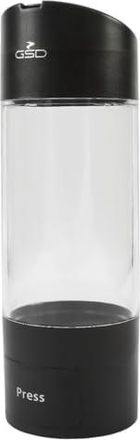 GSD Zuckerdispenser 32026 Schwarz und Acryl Zuckerspender Zuckerstreuer, 10 x 10 x 18 cm